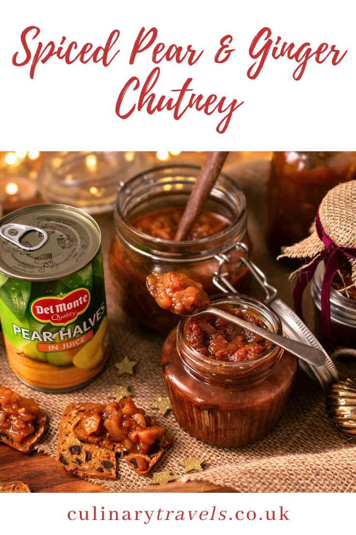 Spiced Pear, Brown Sugar & Ginger Chutney - Festive Homemade Recipe ...